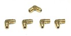 (5) PARKER 149F-4-2 FUEL LINE FLARE ELBOWS 90˚ 1/4" MALE NPT X 1/8 ...