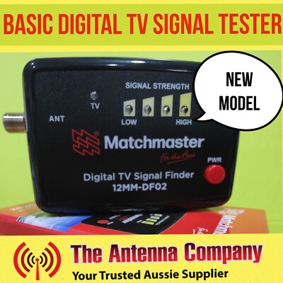 tv signal tester f for digital tv matchmaster 12MM DF-02 makes good for ...
