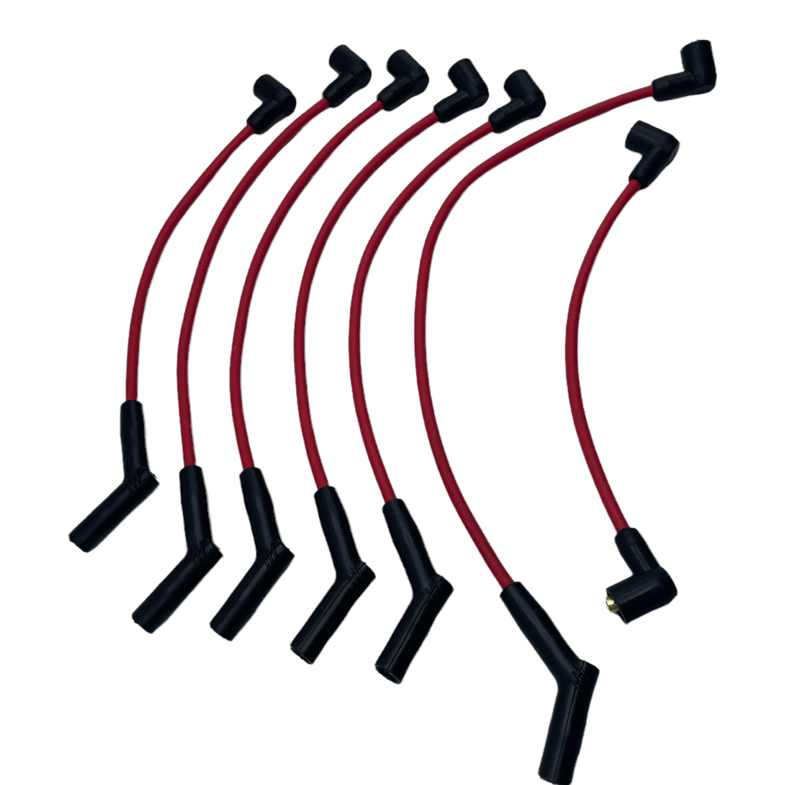 Triumph TR6 GT6 TR250 Red Spark Plug Wire Set 8mm | Silicone | Female ...