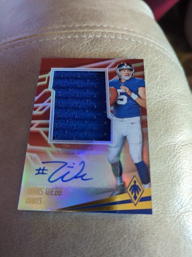 2017 Panini Football Phoenix Davis Webb RPS Rookie Jumbo Autograph ...