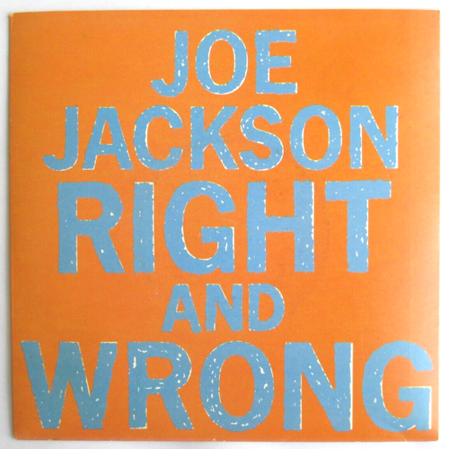 JOE JACKSON - SP (7") "RIGHT AND WRONG" | eBay