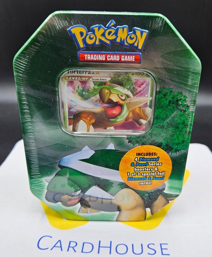 Torterra Lv.X Tin Diamond & Pearl 4x D&P Boosters Pokemon 2007 Factory ...