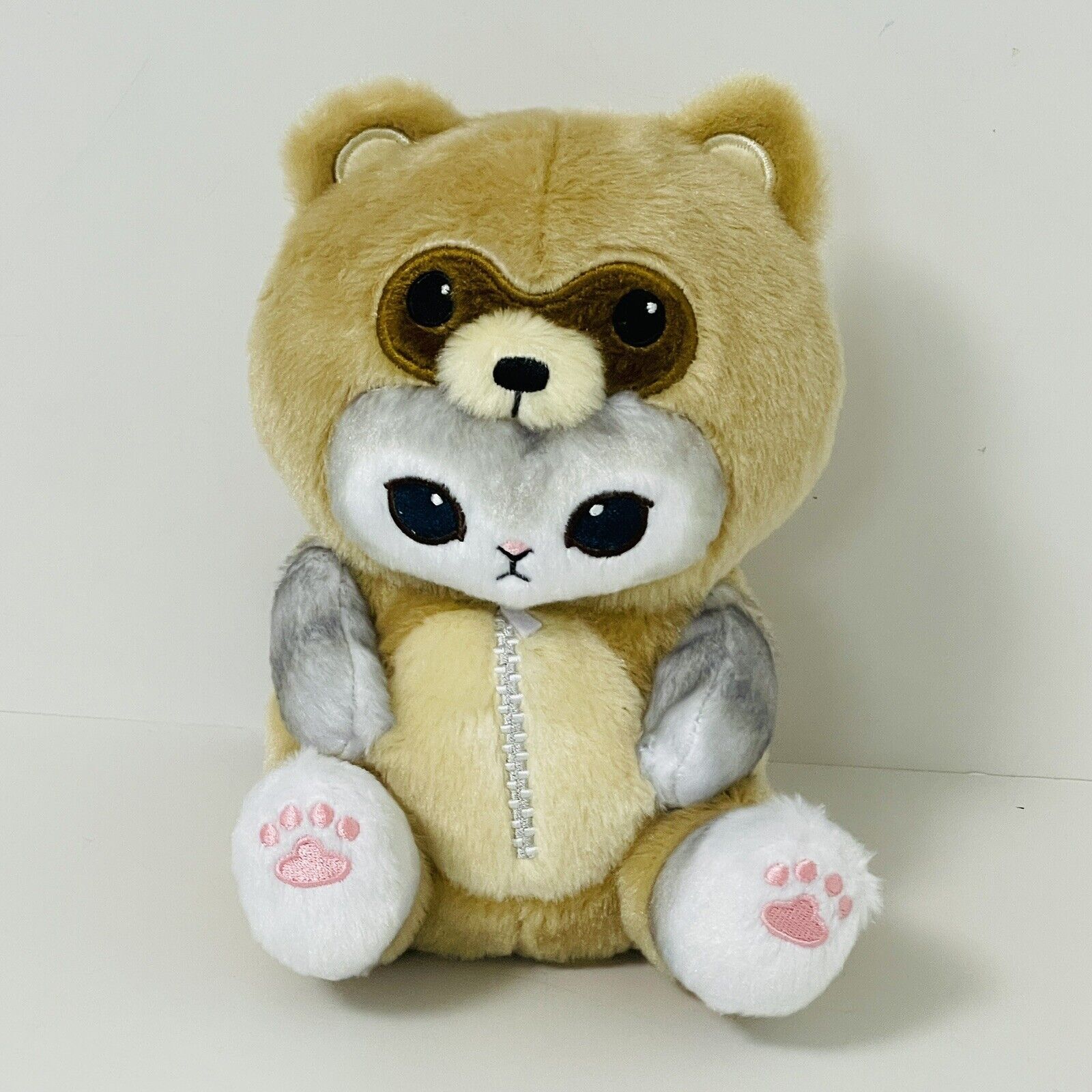 Mofusand Cat Plush Racoon Costume Stuffed Toy Potetama Tanuki Nyan ...