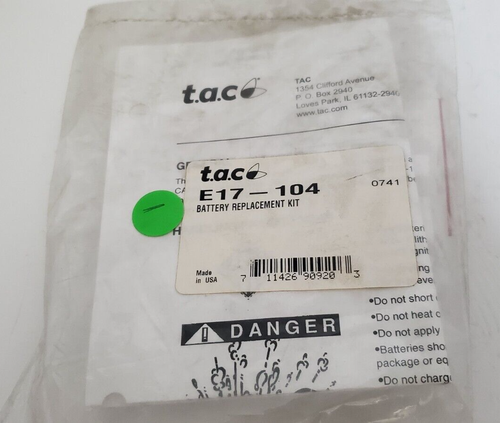 Schneider Electric LCM/GCM Battery Replacement E17-129 Lithium Battery ...