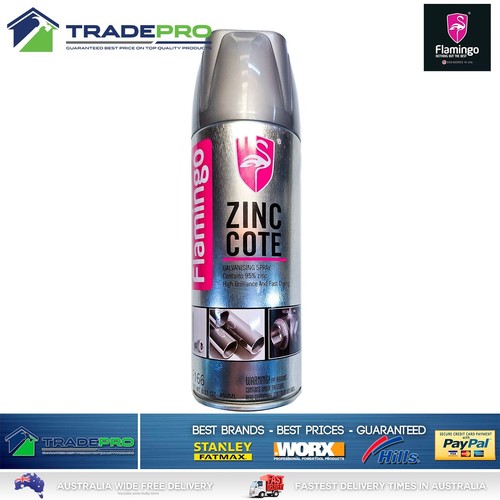 Spray Paint Zinc Coat 450ml Cold Gal Silver Rust Stop Aero Flamingo | eBay