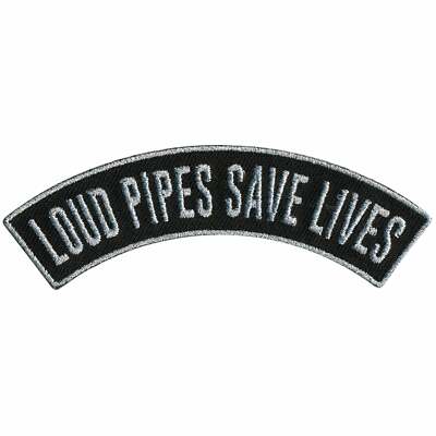 Loud Pipes Économiser Vie Haut Rockeur Haut Fil à Thermocoller à Coudre Patch - | eBay