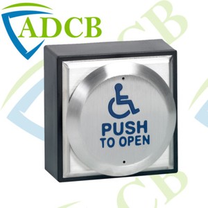 B16 DISABLED Door PUSH TO OPEN Button Wheelchair Access (DDA ...