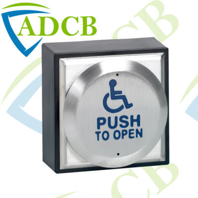 B16 DISABLED Door PUSH TO OPEN Button Wheelchair Access (DDA ...
