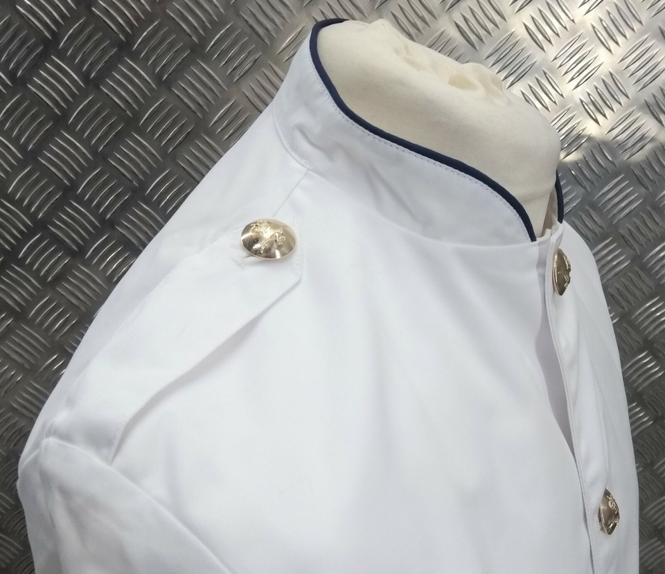 Original Britischer RAF Ausgabe Royal Air Force Weiß Herren Stewards ...