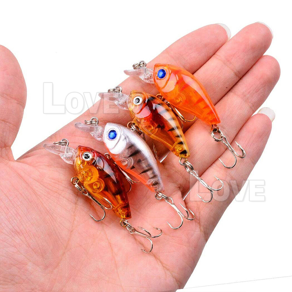 9X Fishing Lures Bream Bass Trout Redfin Perch Cod Flathead Whiting ...