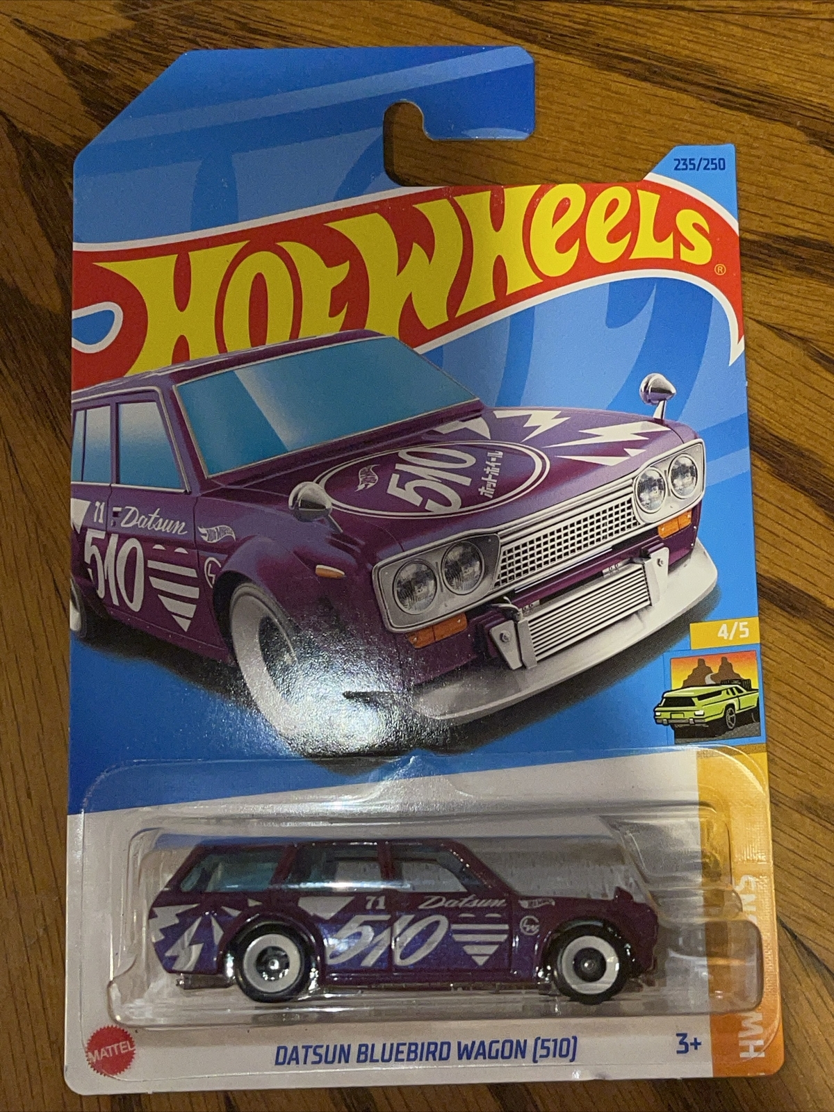 Hot Wheels Datsun Bluebird wagon 510 Purple #235 235/250 - 2023 HW ...