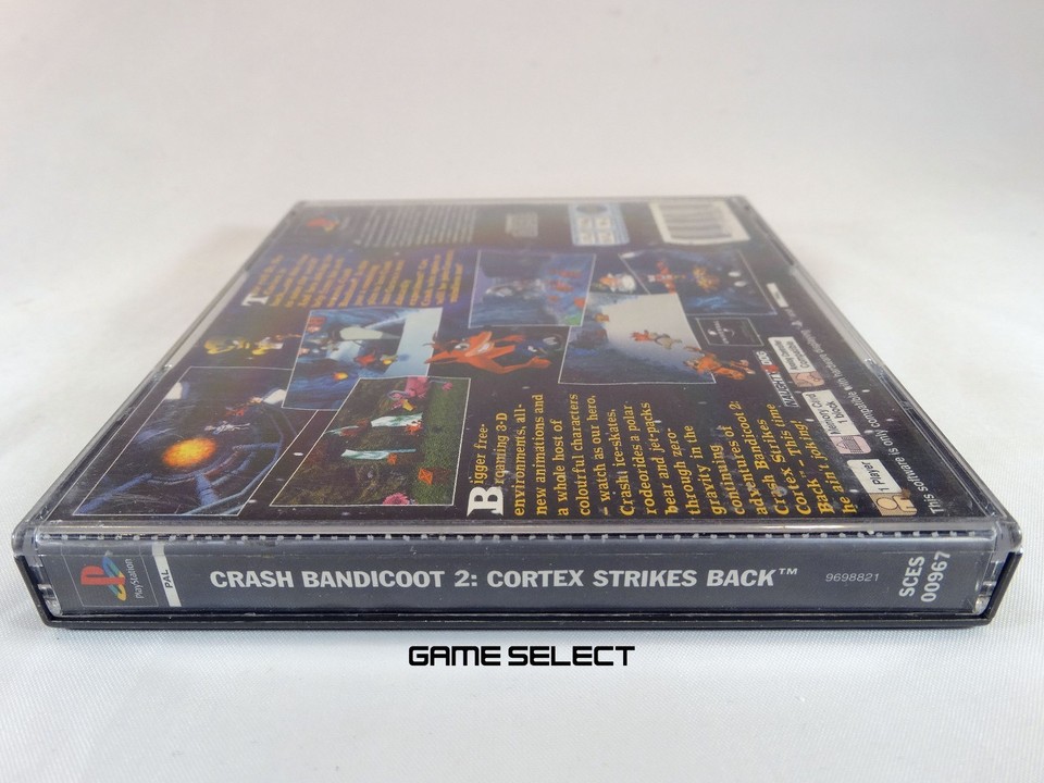CRASH BANDICOOT 2 CORTEX STRIKES BACK PRIMA STAMPA PLAYSTATION PS1 PAL ...