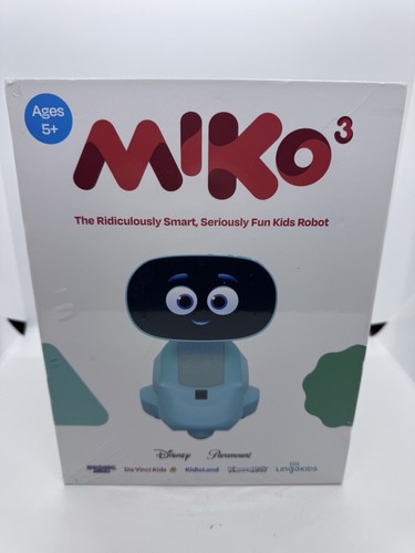 Miko 3 AI Powered Smart Pixie Blue Kids Robot with Learning Apps and ...