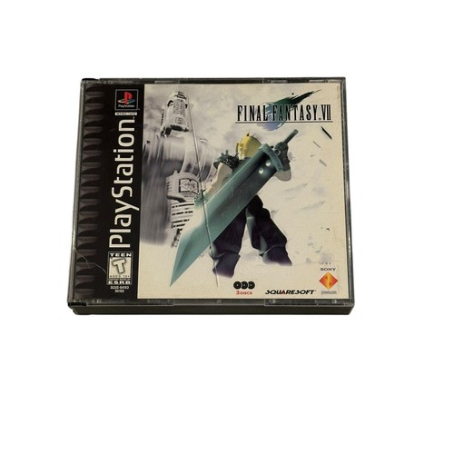 Final Fantasy VII (PlayStation 1, 1997) USED Complete w/ 3 game discs ...