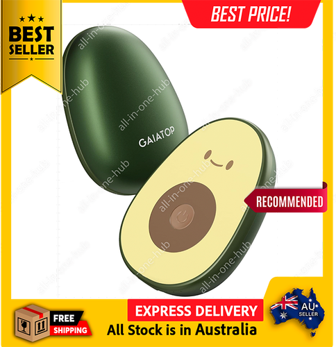2-Pack Rechargeable Avocado Hand Warmers – Fast Heating,3 Settings ...