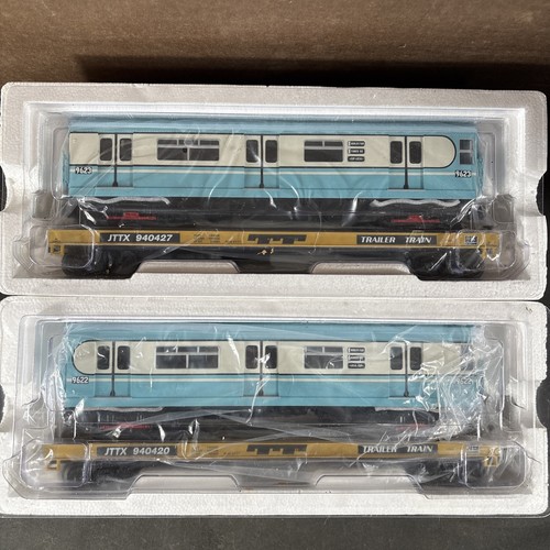 (2) MTH WORLD'S FAIR TIMES SQUARE 9622 9623 W TRAILER TRAIN O GAUGE ...