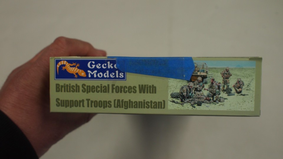 British Special Forces with Support Troops 1/35 scale model kit Gecko ...