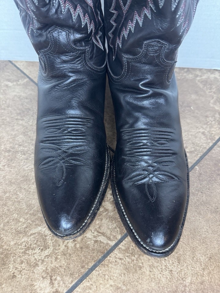 Vintage Justin Boots Style 1021 Size 10D Western Cowboy | eBay