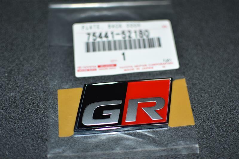 Genuine Toyota GR Back Door Emblem Logo Ornament 75441-52180 OEM | eBay