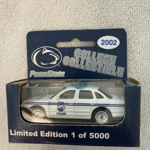2002 Colors Bright Penn State Police Car white 1/64 MIB Vintage Diecast ...