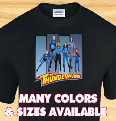 THE THUNDERMANS - Super Hero TV Show - CUSTOM T-SHIRT - Adult, Child ...