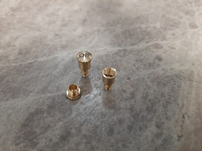 Model steam Engine Oil Cups with engraved screw on lids. 4ba thread ...