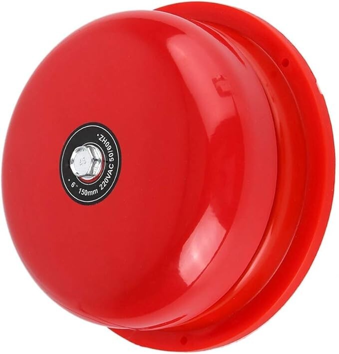 Garsent Fire Alarm Bell 12VDC 4inch 100mm Stainless Steel Electric Bell ...