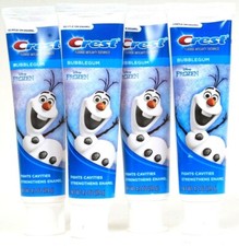 4x Crest Disney Pixar Cars Fruit Burst 4.2 Oz Fluoride Anticavity ...