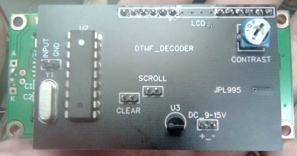 DTMF DECODER WITH LCD DISPLAY | eBay