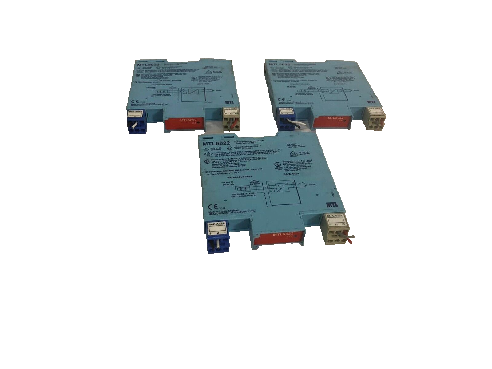 LOT OF 3-MTL5022 Measurement Technologies Solenoid Alarm Driver MTL ...