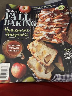 Taste of Home FALL BAKING magazine (Fall 2021).102 Recipes. Apple ...