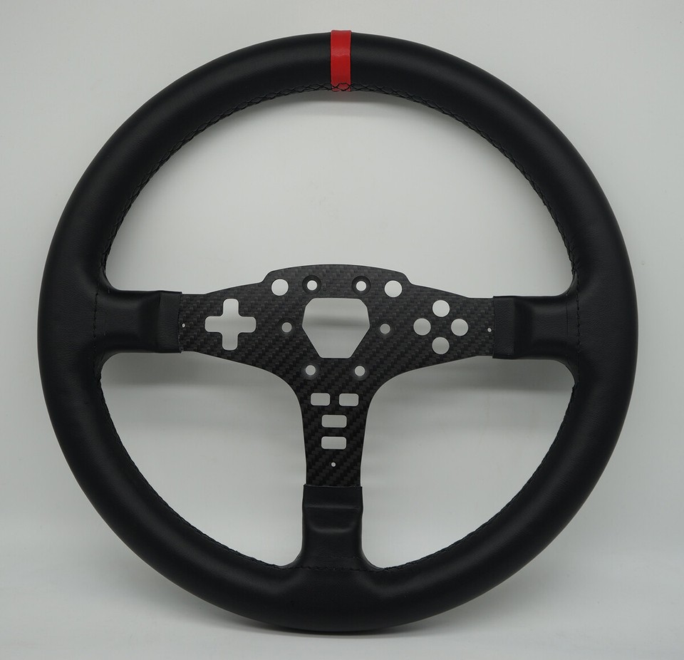 33CM/13 Racing Steering Wheel PC Gaming Racing Simulator Wheel for MOZA ...
