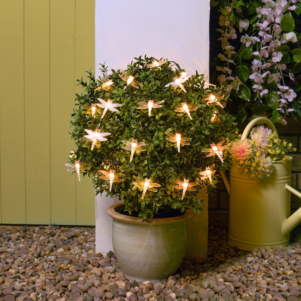 5m-10m Solar LED Multi Funktion Funkeln Außen Garten Fairy ...