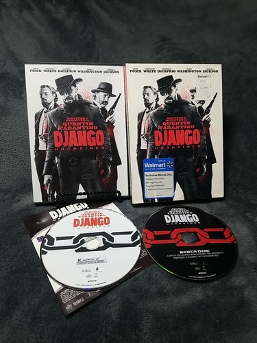 Django Unchained (DVD 2012) Rated R Exclusive Bonus Disc w/ Slipcover ...