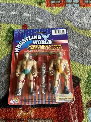 Wrestling World Wrestling Champ 2-Pack Generic Figures RARE Agglo 2002 ...
