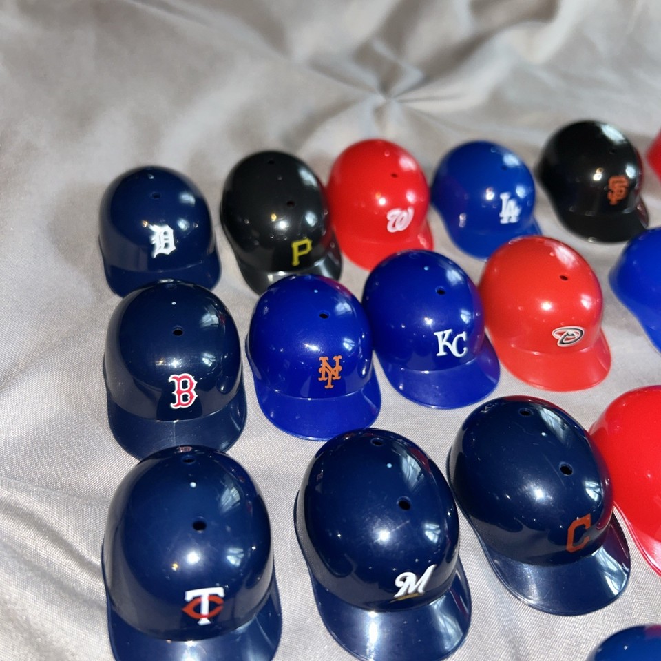 Vintage Miniature Plastic Baseball Helmets, Hats, Caps - Total 30 | eBay