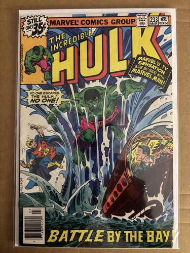 Incredible Hulk 7 Bronze Age Comic Lot Run Marvel #229 232 233 239 240 ...