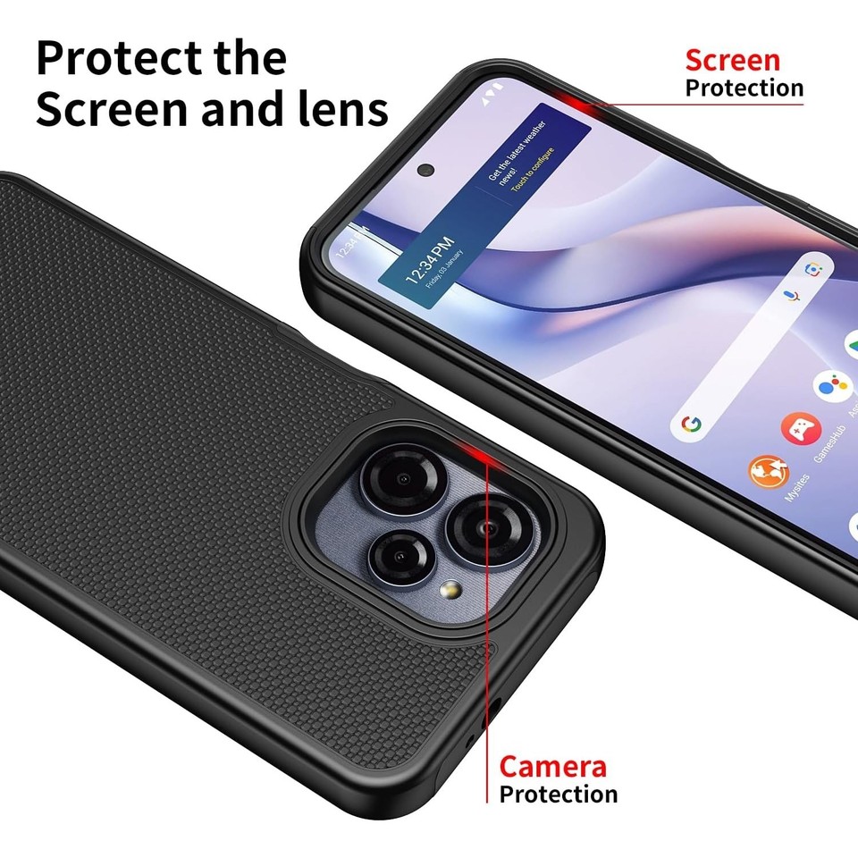 For BLU View Speed Ultra 5G Case Dual Layer Heavy Duty Shockproof ...