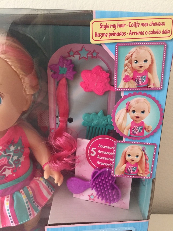 Baby Alive Hasbro Play n Style Christina Doll Blonde Hair with ...