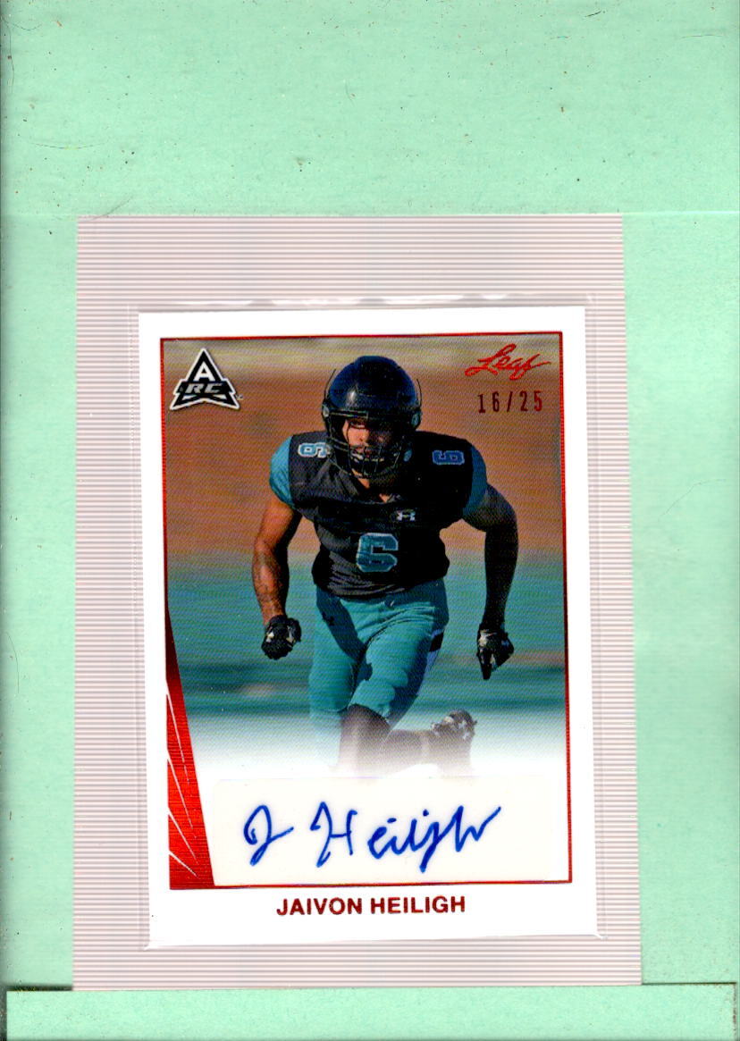 2021 Leaf Memories - 1990 Base Autographs Jaivon Heiligh #BA-JH3 ...