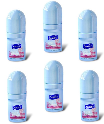 Suave Powder Roll-On Antiperspirant Deodorant 2.7oz 6 Pack | eBay