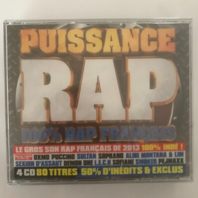 Puissance Rap 100% rap francais 4 cd neuf sous blister | eBay