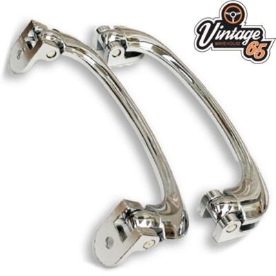 Classic Kit Car Mini MG Triumph Austin Chrome Door Pull Handles Hinged ...