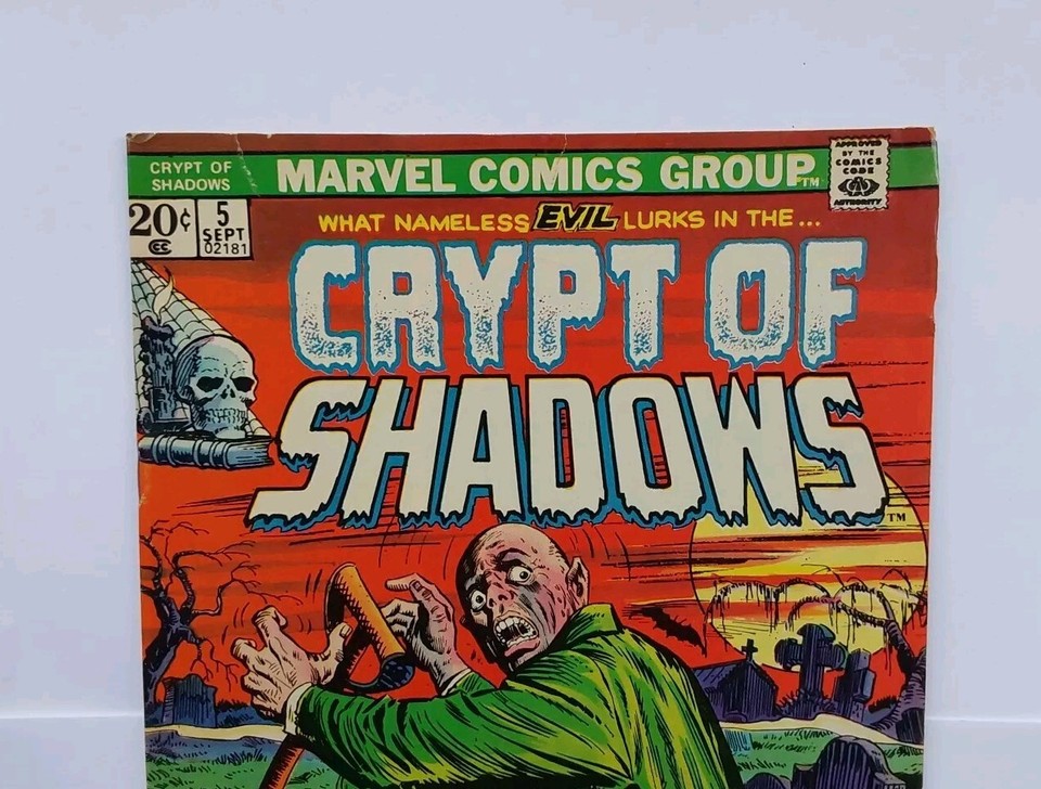 Crypt Of Shadows Marvel Comics #5-Graveyard Ghoul Bronze Age 1973 Gil ...