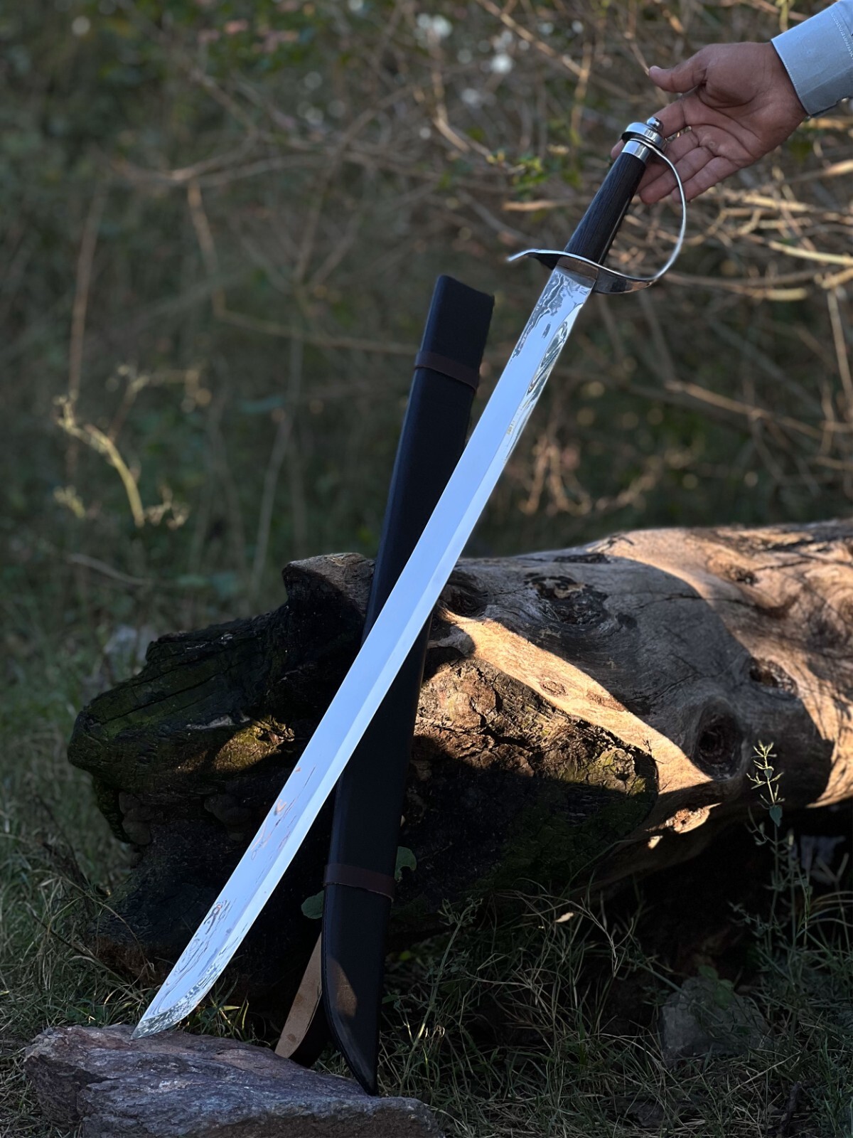 Handcrafted Stainless Steel Cutlass Sword with Scabbard - Perfect for ...