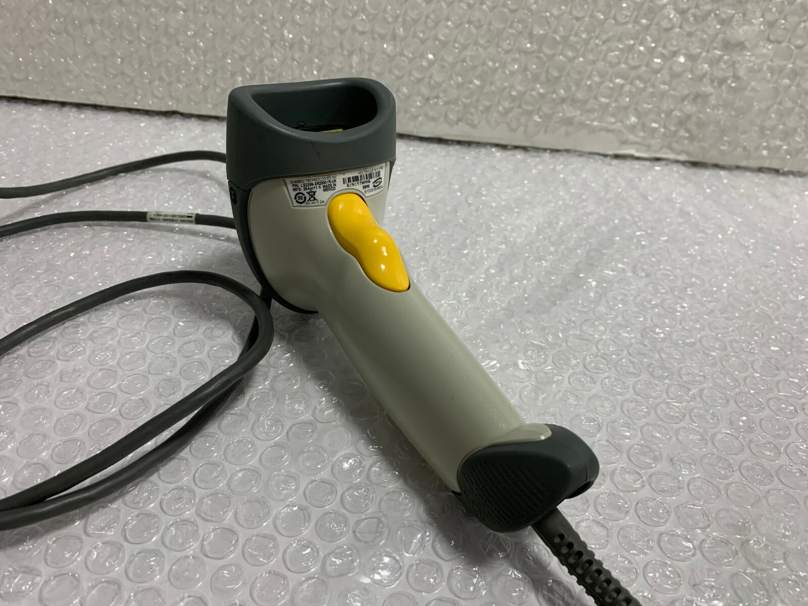 Motorola Serial port LS2208-SR20001R-UR Symbol/Zebra Barcode Scanner ...