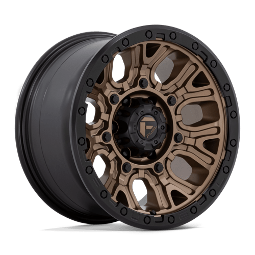 Fuel 1PC D826 TRACTION 17X9 6X139.7 1 106.10 MATTE BRONZE W/ BLACK RING ...