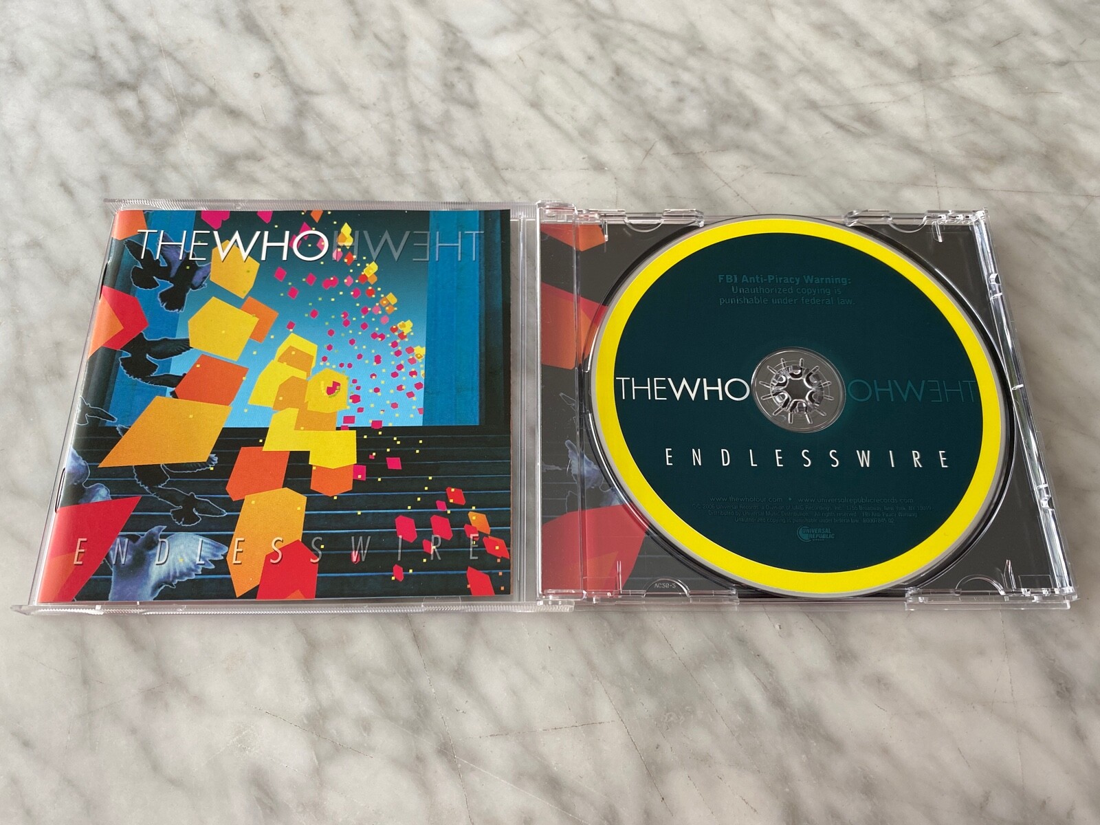 The Who Endless Wire CD ORIGINAL 2006 Universal Republic Pete Townshend ...