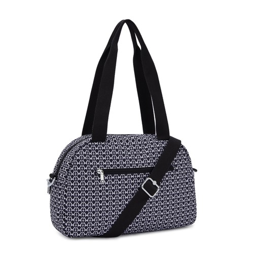 Kipling Shoulder Bag COOL DEFEA Handbag Cross Body SIGNATURE PRINT ...