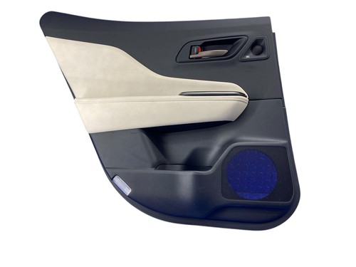 2023 2024 TOYOTA CROWN REAR LEFT DOOR TRIM PANEL BLACK & BEIGE LEATHER ...